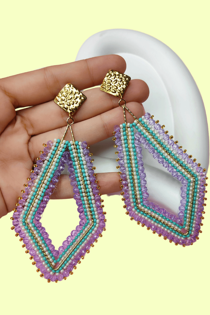 Maxiaretes rombo pastel - Alexandra Accesorios